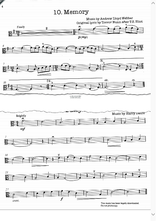 Daisy Bell Klavier & Melodieinstr. - PDF Noten von Harry Dacre in C Dur ...