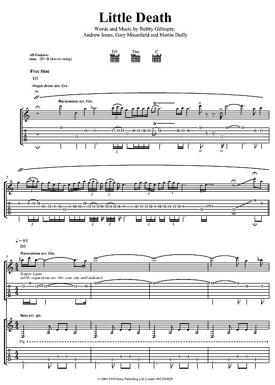 Primal Scream Tab | Primal Scream Chords & Tabs – BNVS