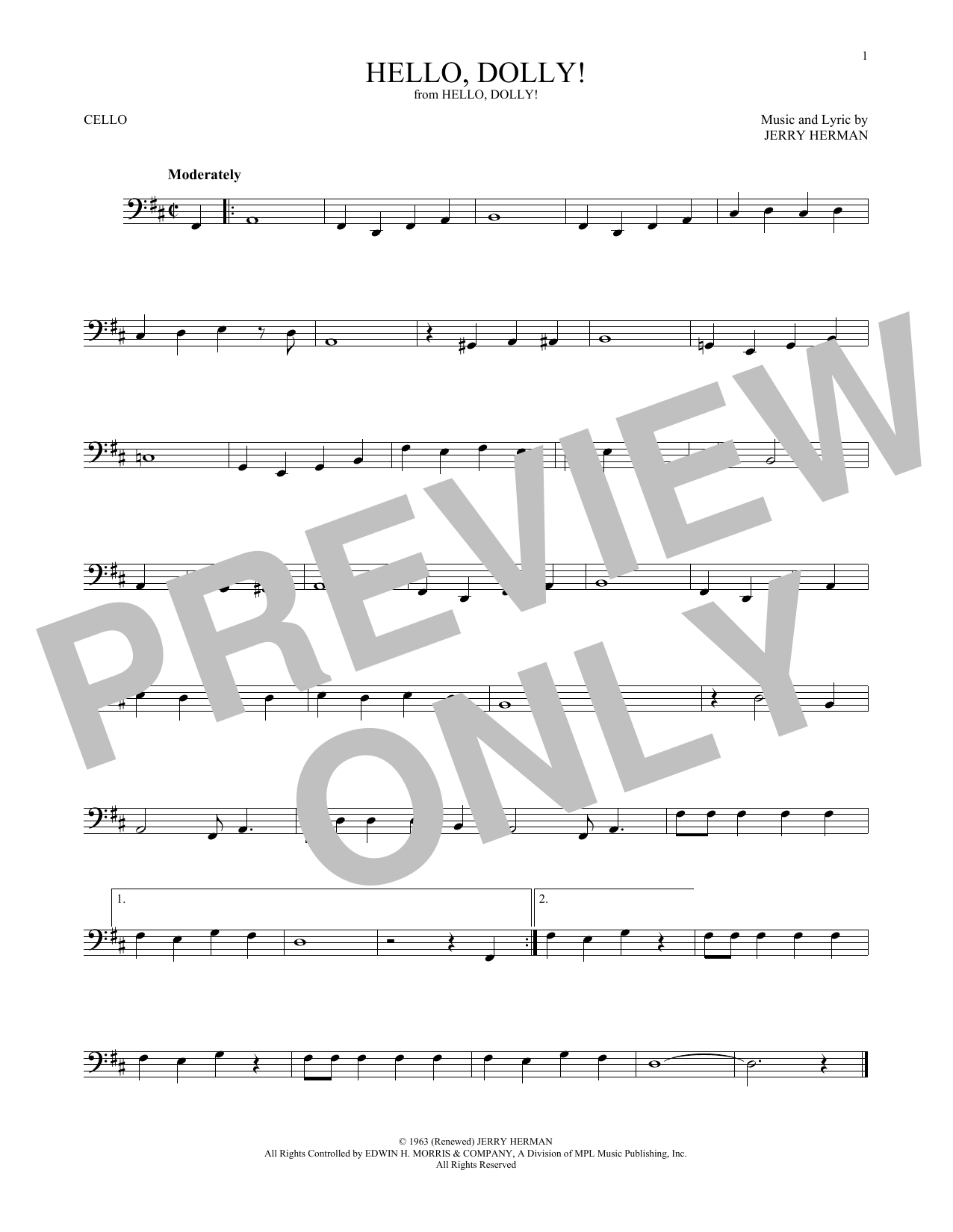 Hello, Dolly! - Online Noten von Louis Armstrong - smd-193228 ...