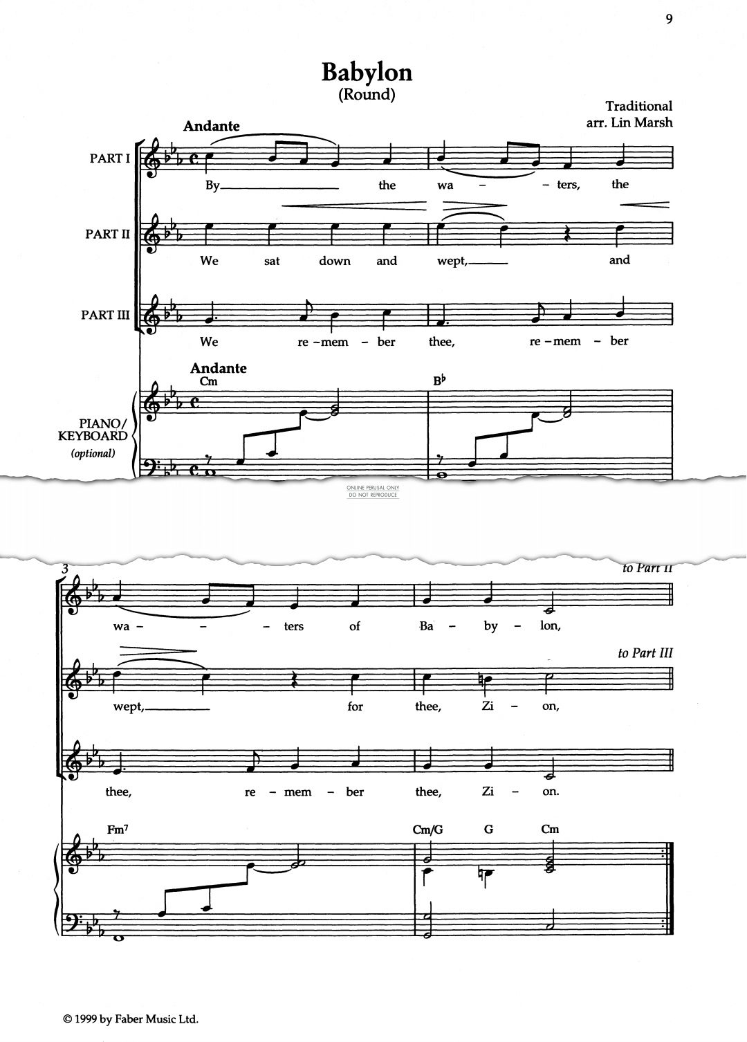 Babylon - sheet music by - fbd-15540 | notendownload