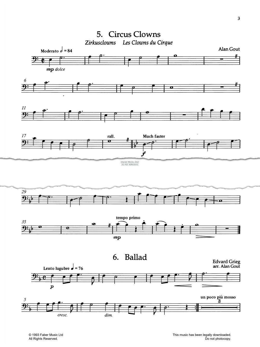 Ballad - sheet music by Edvard Grieg - fbd-48124 | notendownload