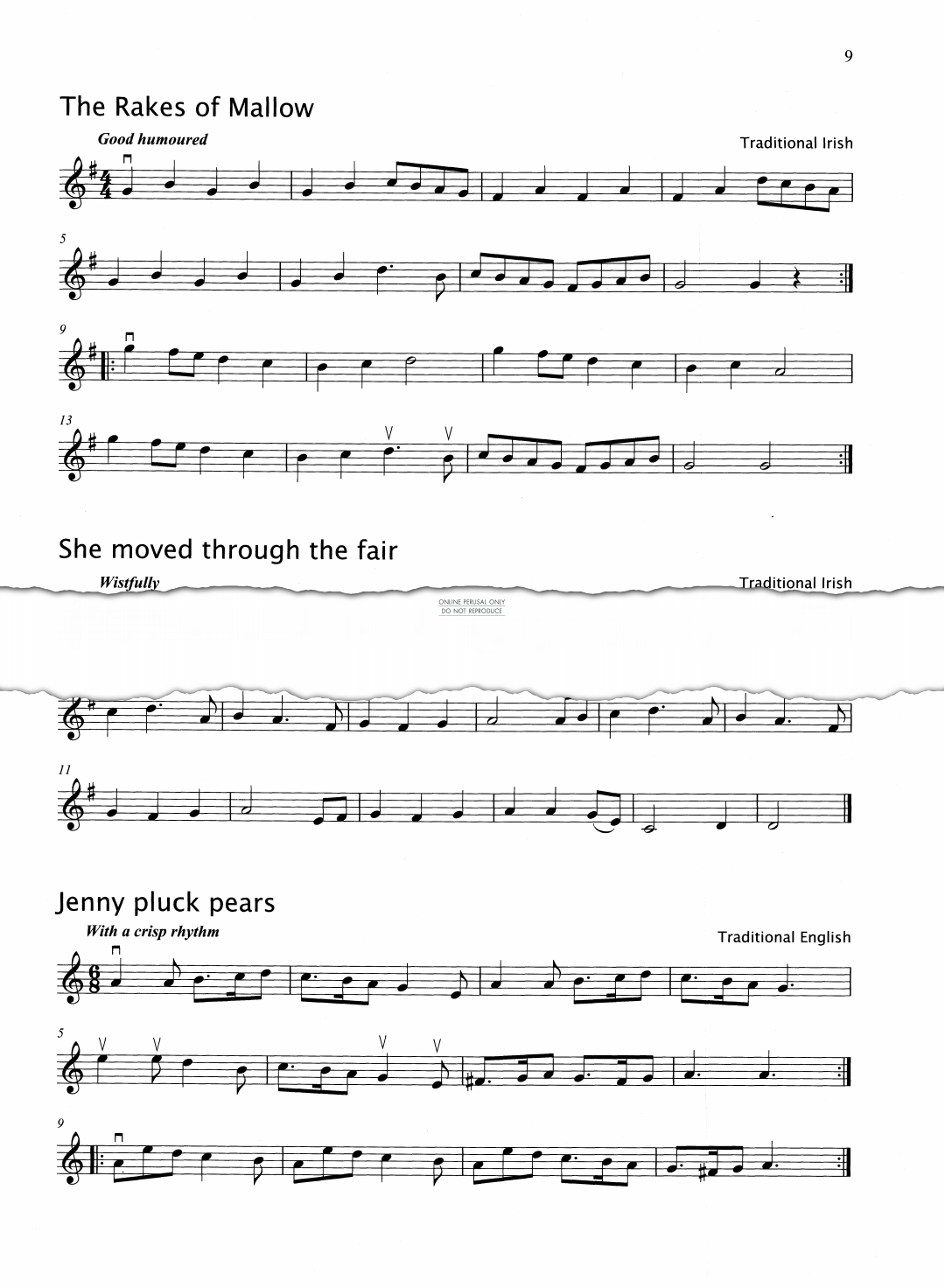 The Rakes Of Mallow/She Moved Through The Fair/Jenny Pluck Pears/The ...