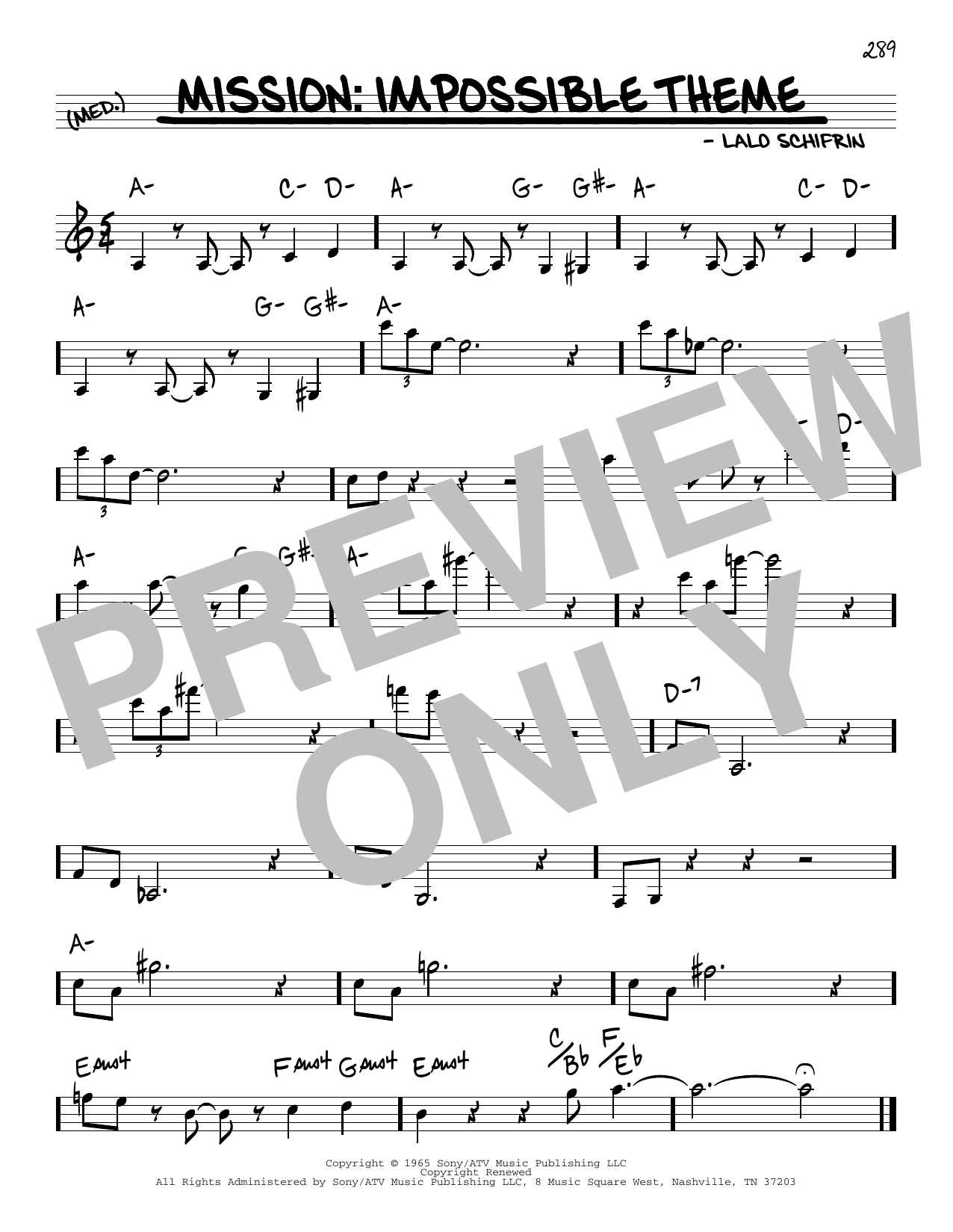 Mission: Impossible Theme - sheet music by - smd-456388 | notendownload