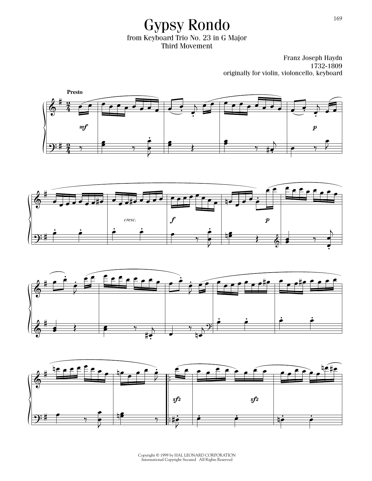 Gypsy Rondo - Online Noten von - smd-1418948 | notendownload