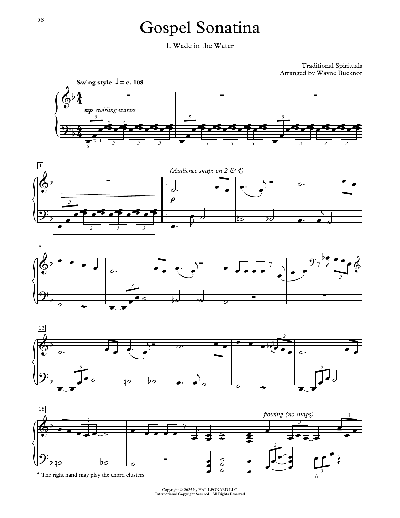 Gospel Sonatina (Wayne Bucknor) | Noten: Educational Piano | PDF Download