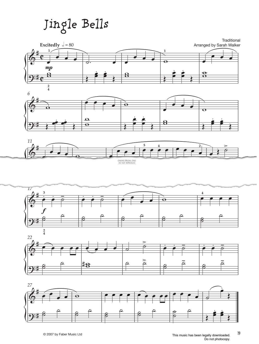 Jingle Bells - sheet music by James Pierpont - fbd-49618 | notendownload