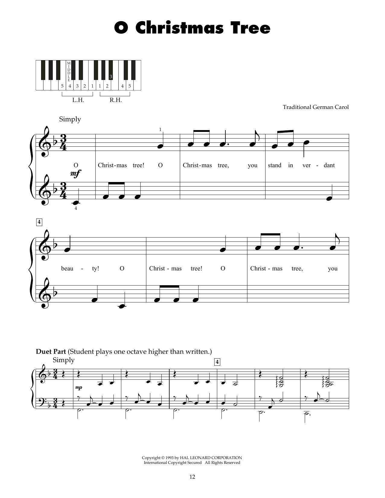 O Christmas Tree - sheet music by - smd-1363680 | notendownload