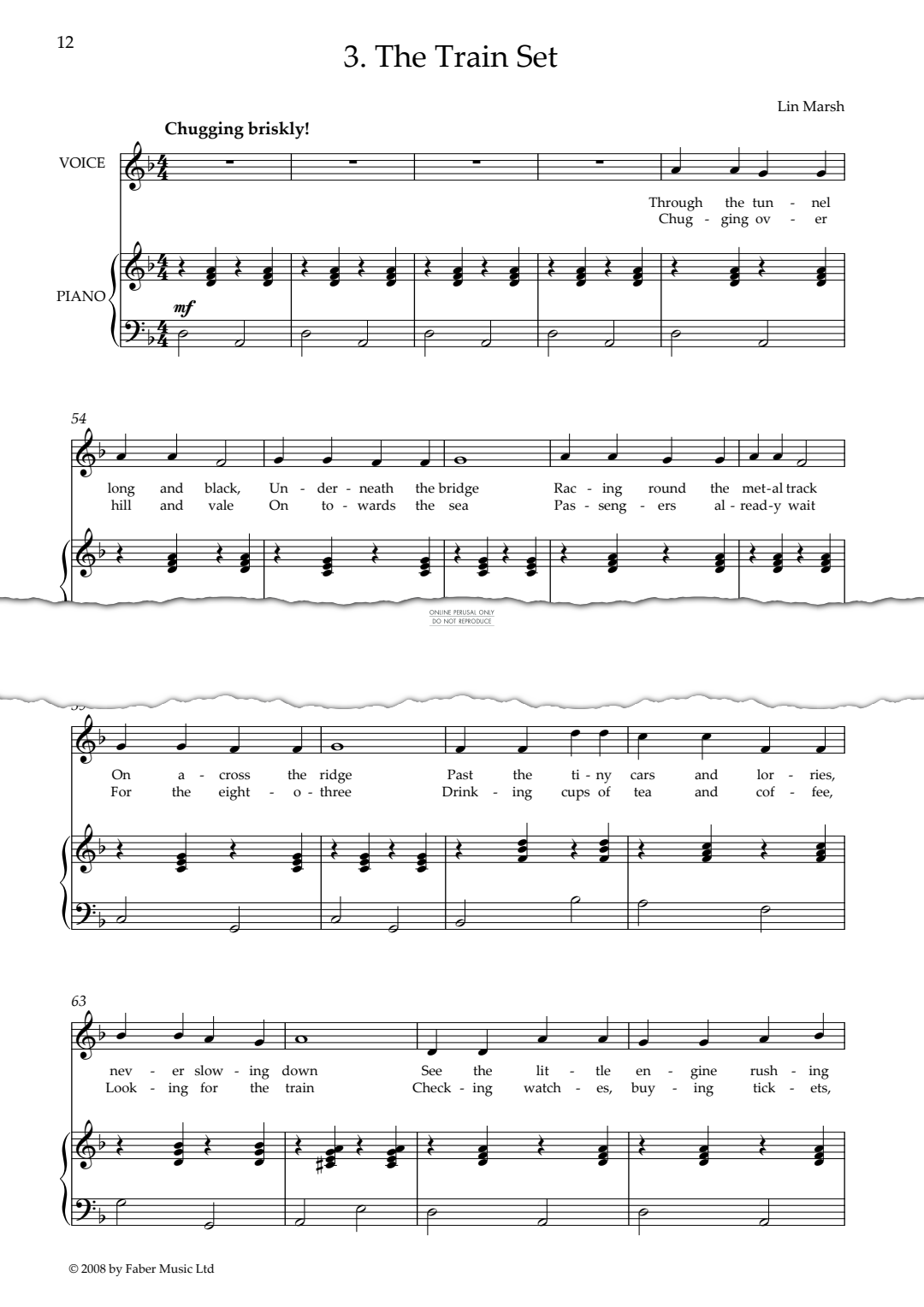 The Train Set (from 'Toy Box') - sheet music by Lin Marsh - fbd-18332 ...