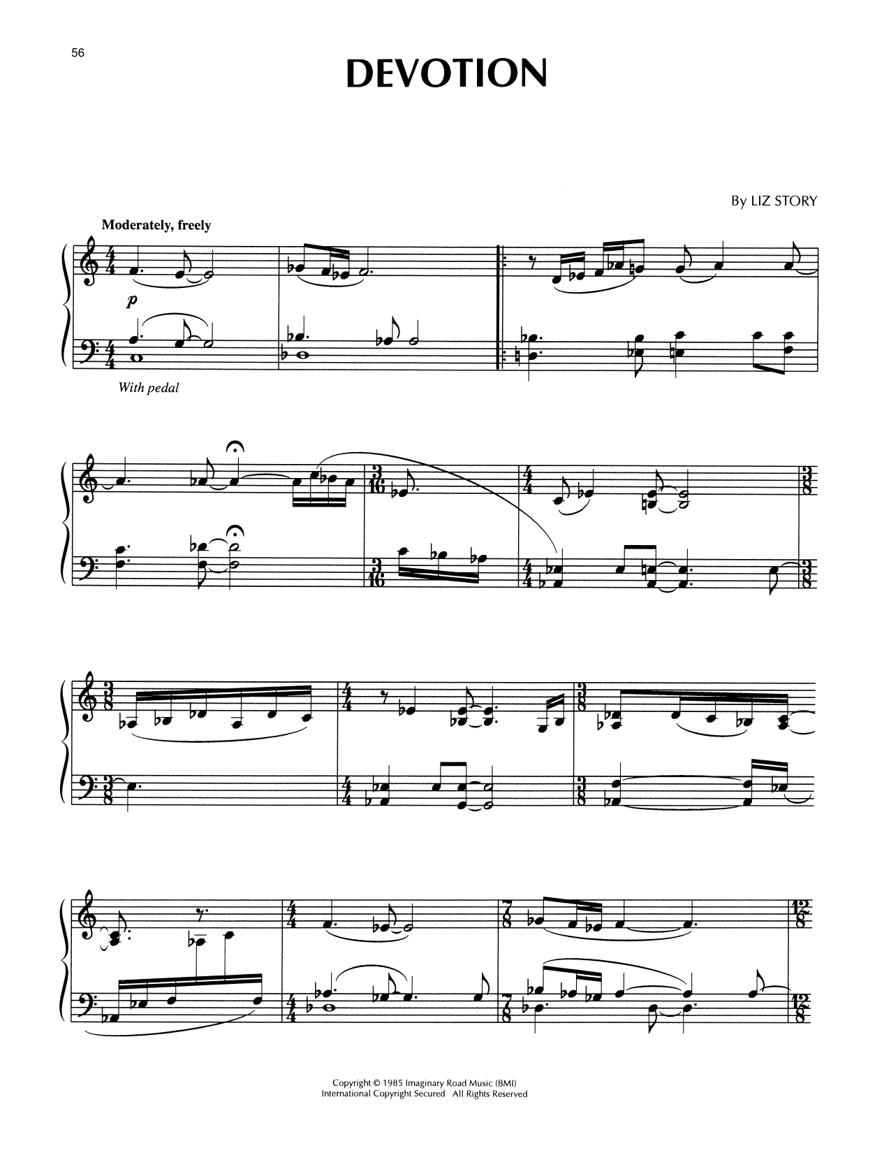 Devotion - sheet music by Liz Story - smd-1539873 | notendownload