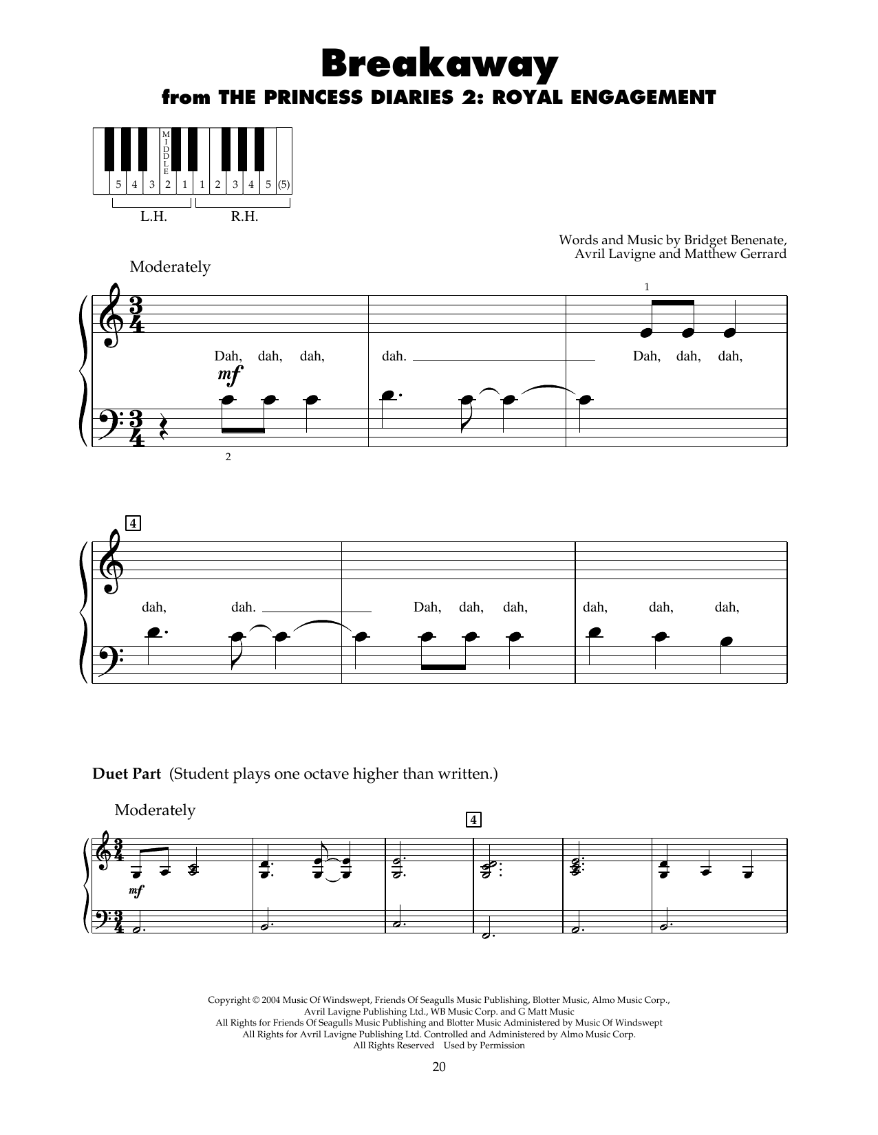 Breakaway - sheet music by Kelly Clarkson - smd-1382810 | notendownload