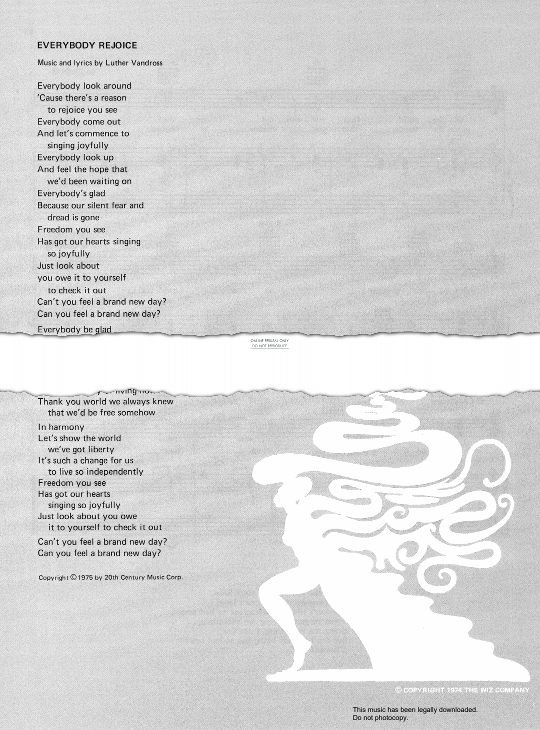 Everybody Rejoice - sheet music by Luther Vandross - fbd-37891 ...