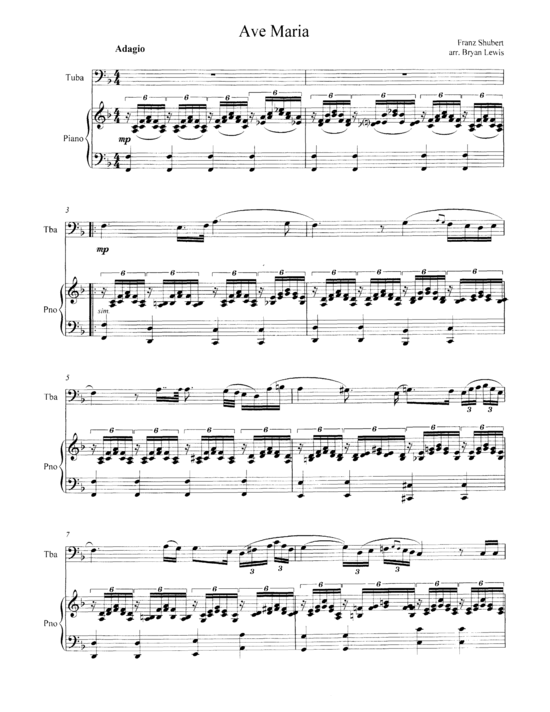 Ave Maria - Noten von Franz Schubert - TEP10814-E | notendownload