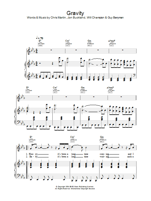 Gravity - Online Noten von Embrace - smd-29588 | notendownload