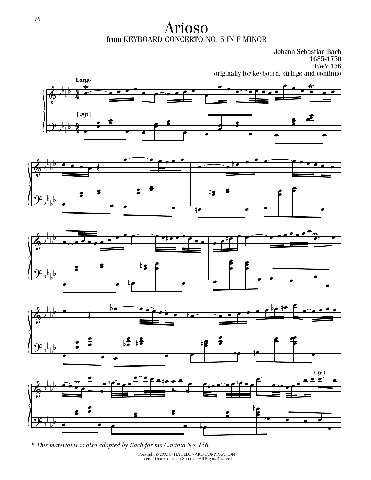 Arioso - sheet music by - smd-1429755 | notendownload