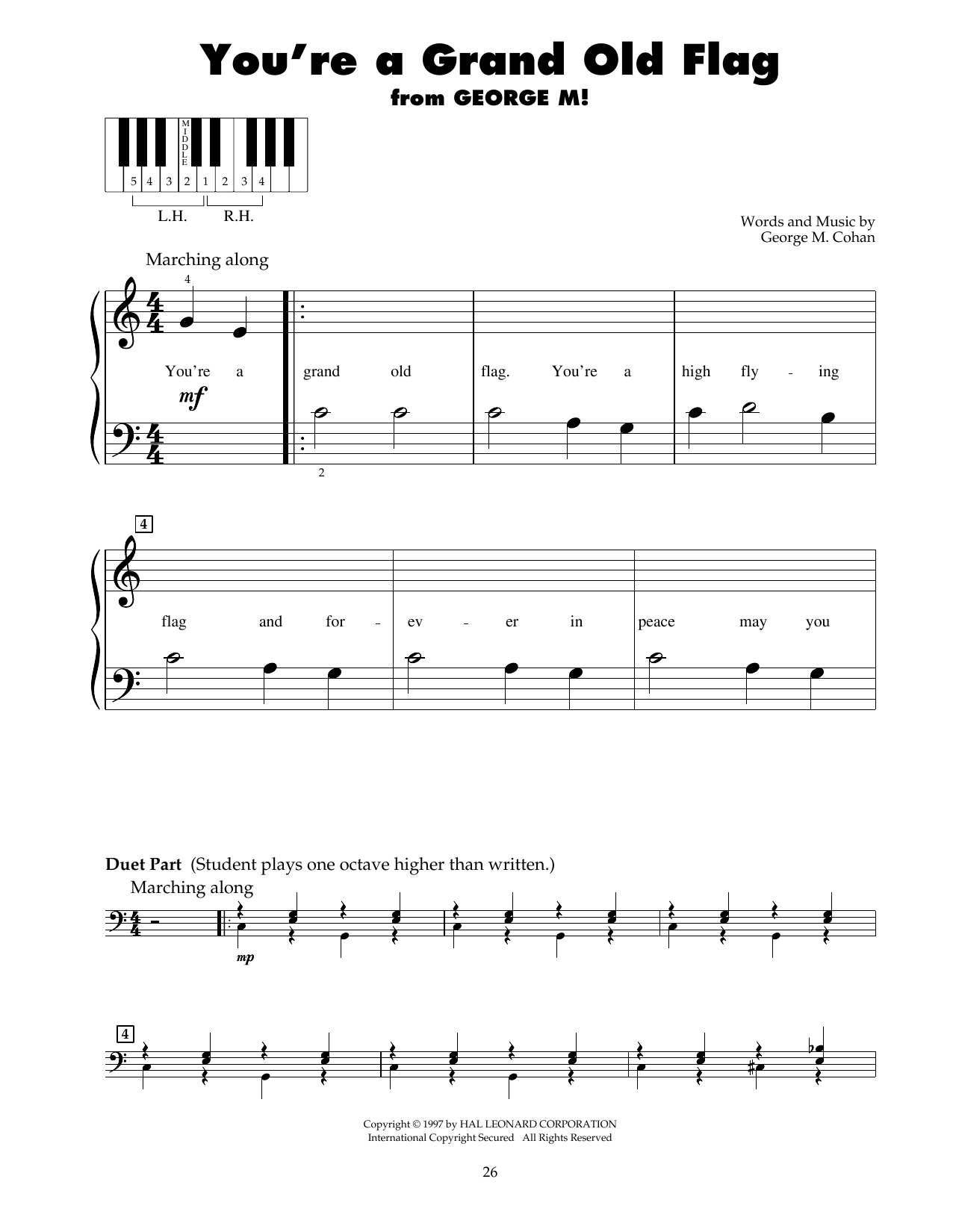 You're A Grand Old Flag - Online Noten von George Cohan - smd-1366344 ...