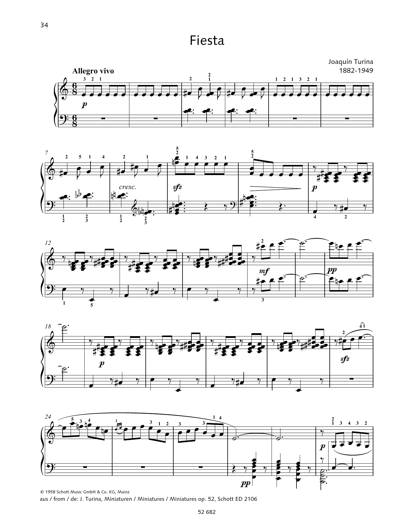 Fiesta - sheet music by - smd-363585 | notendownload