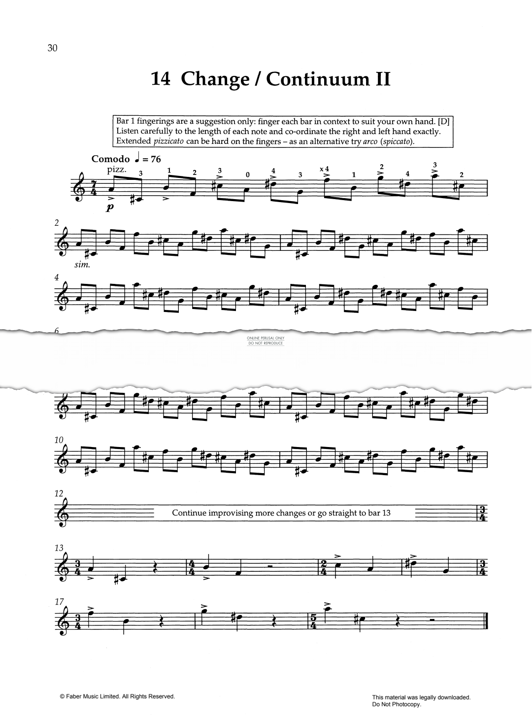 Change/Continuum II - Noten von Mary Cohen - fbd-1623 | notendownload