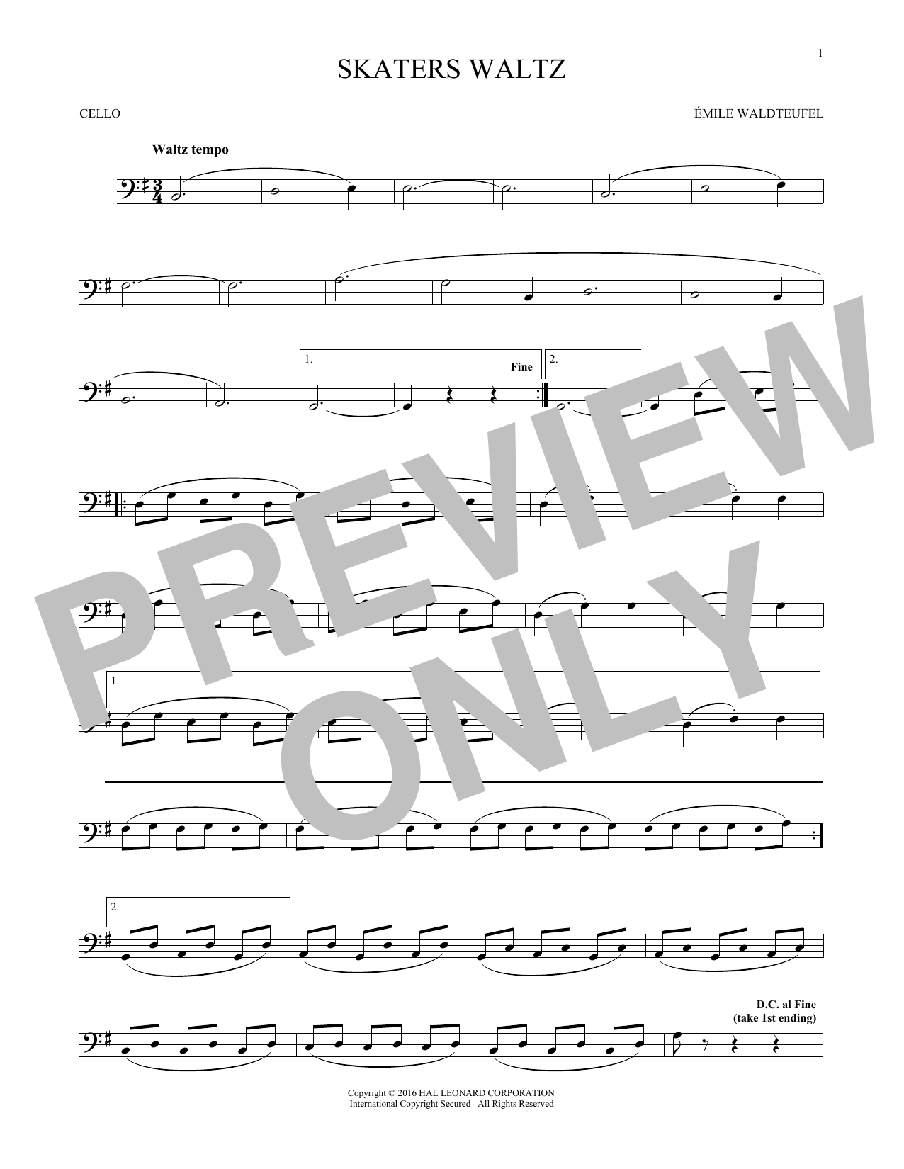 The Skaters (Waltz) - sheet music by - smd-193031 | notendownload