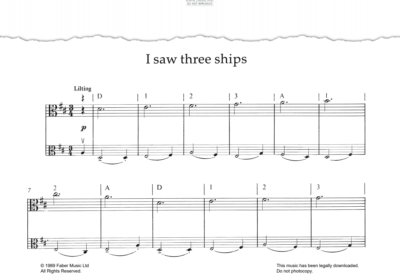 I Saw Three Ships - sheet music by Traditional - fbd-45881 | notendownload