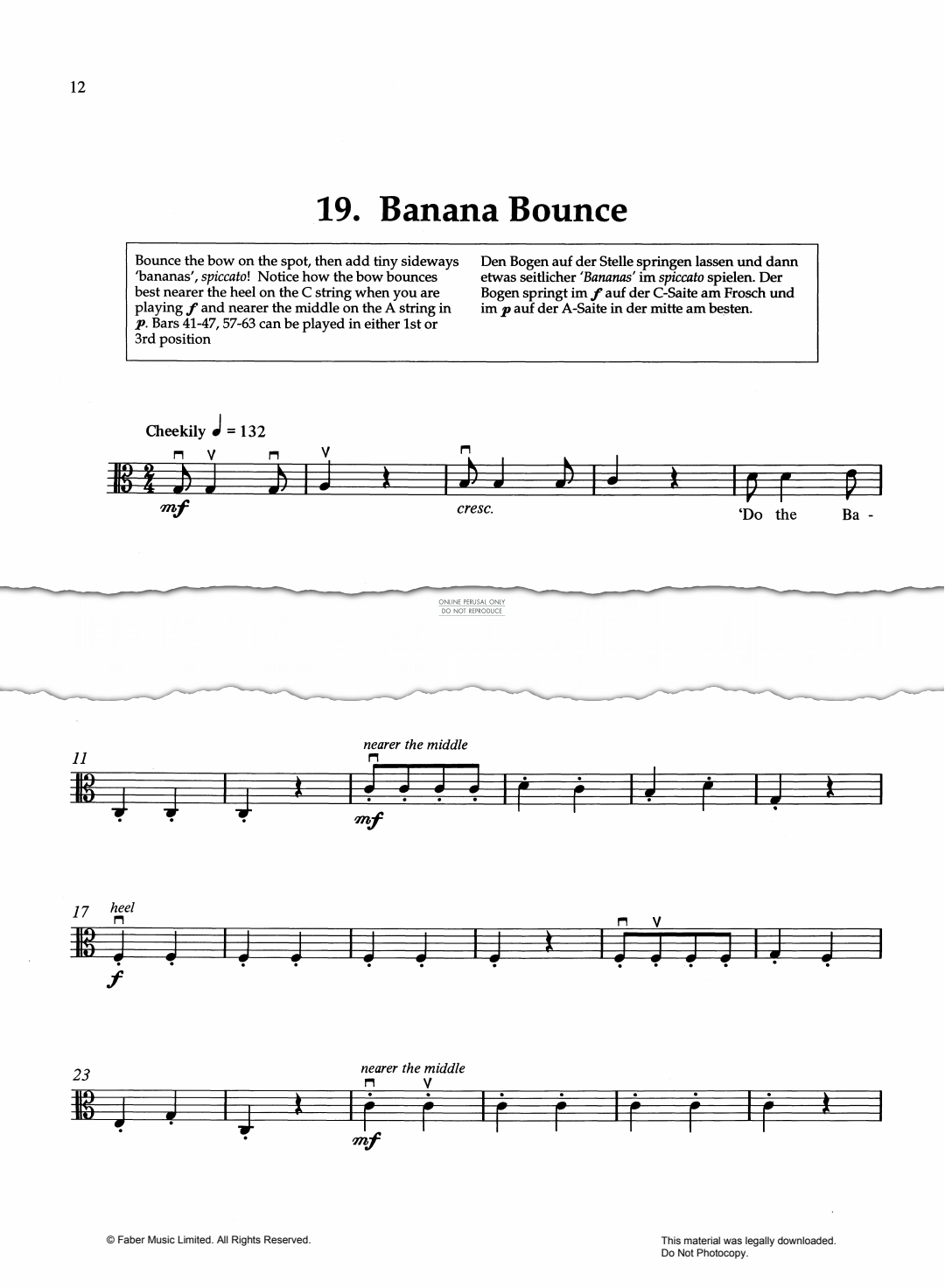 Banana Bounce - sheet music by Mary Cohen - fbd-1599 | notendownload