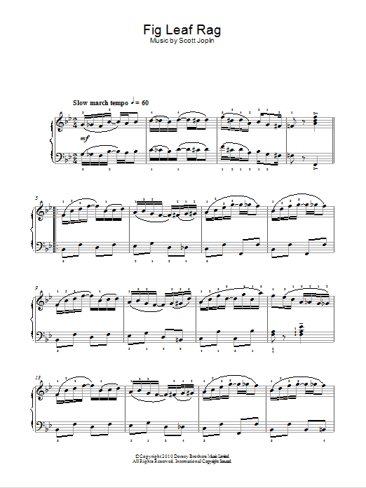 Fig Leaf Rag - Online Noten von Scott Joplin - smd-103940 | notendownload