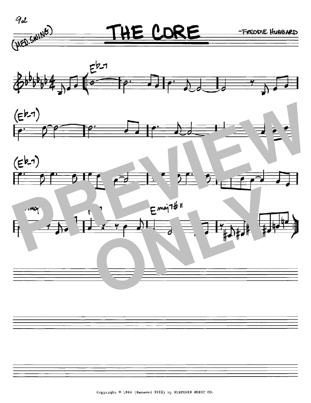 The Core (Freddie Hubbard) | Sheet Music: Real Book – Melody & Chords ...