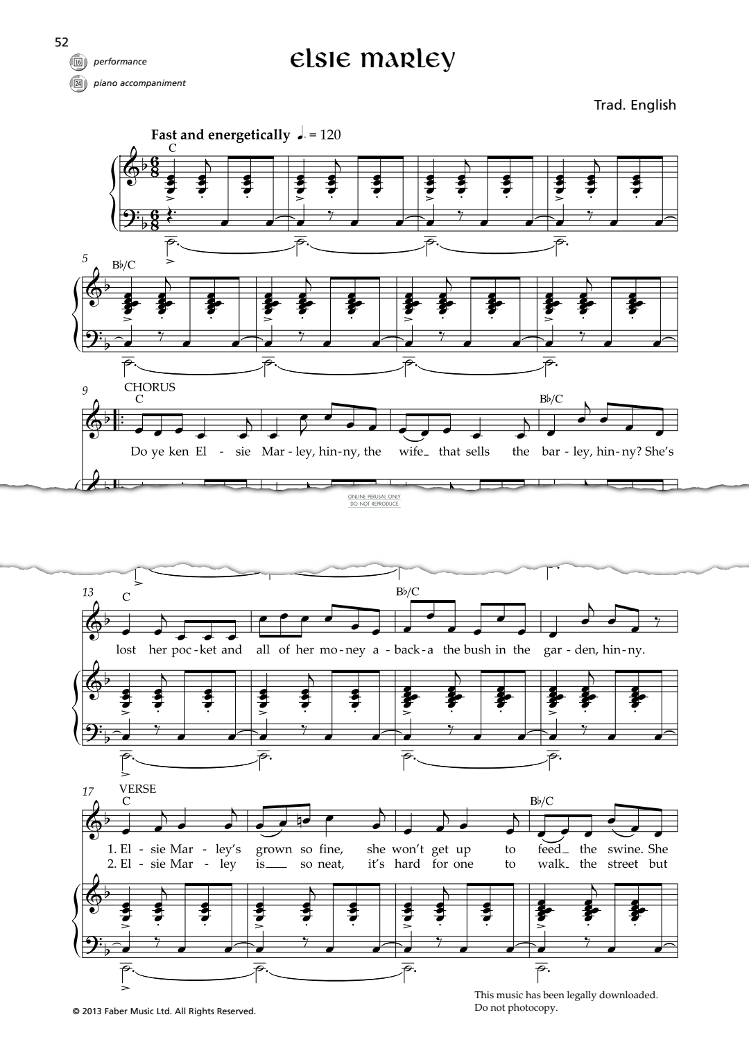 Elsie Marley - sheet music by Traditional - fbd-18255 | notendownload