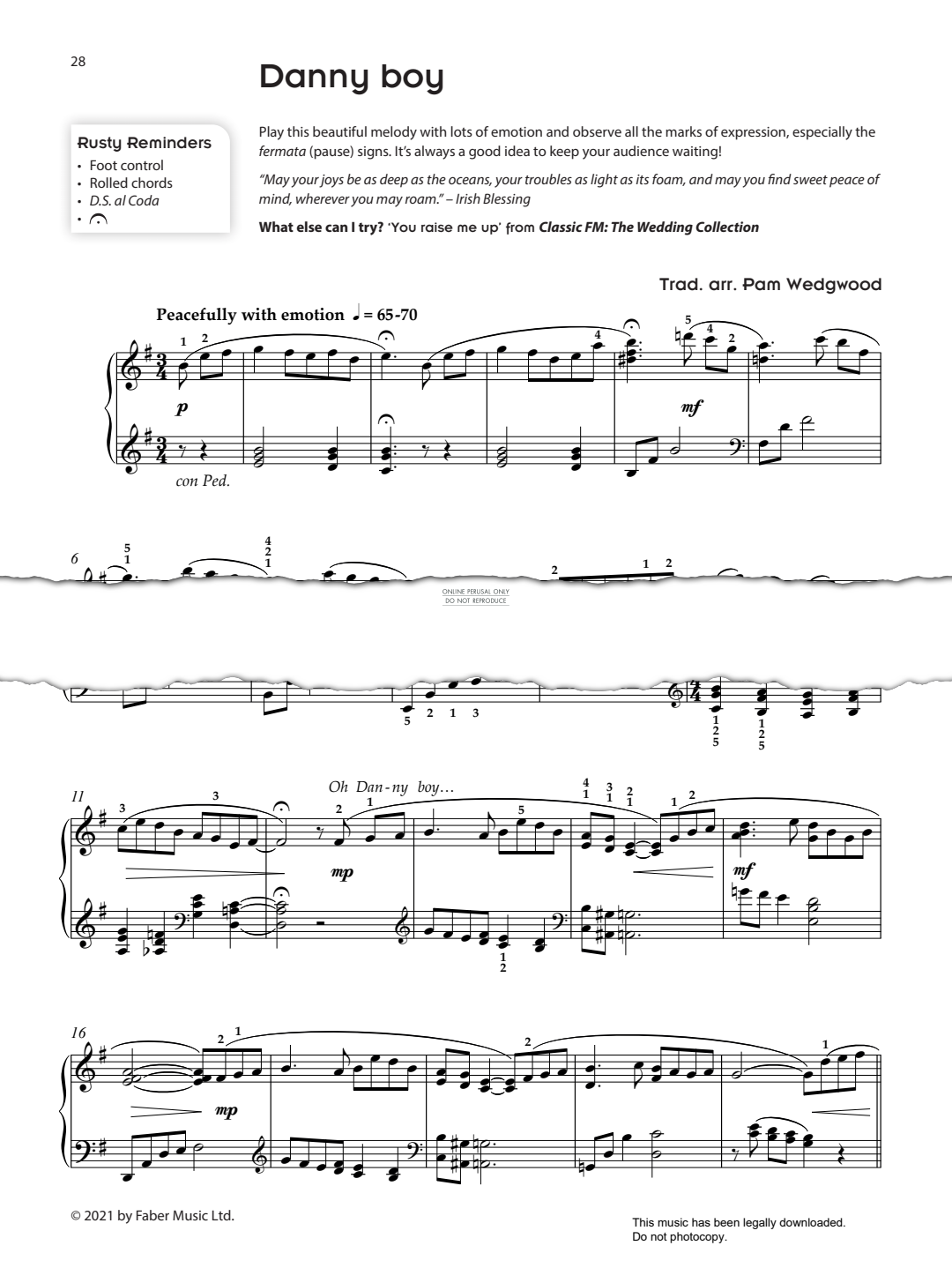 Danny Boy (Traditional) | Sheet Music: Piano | PDF Download