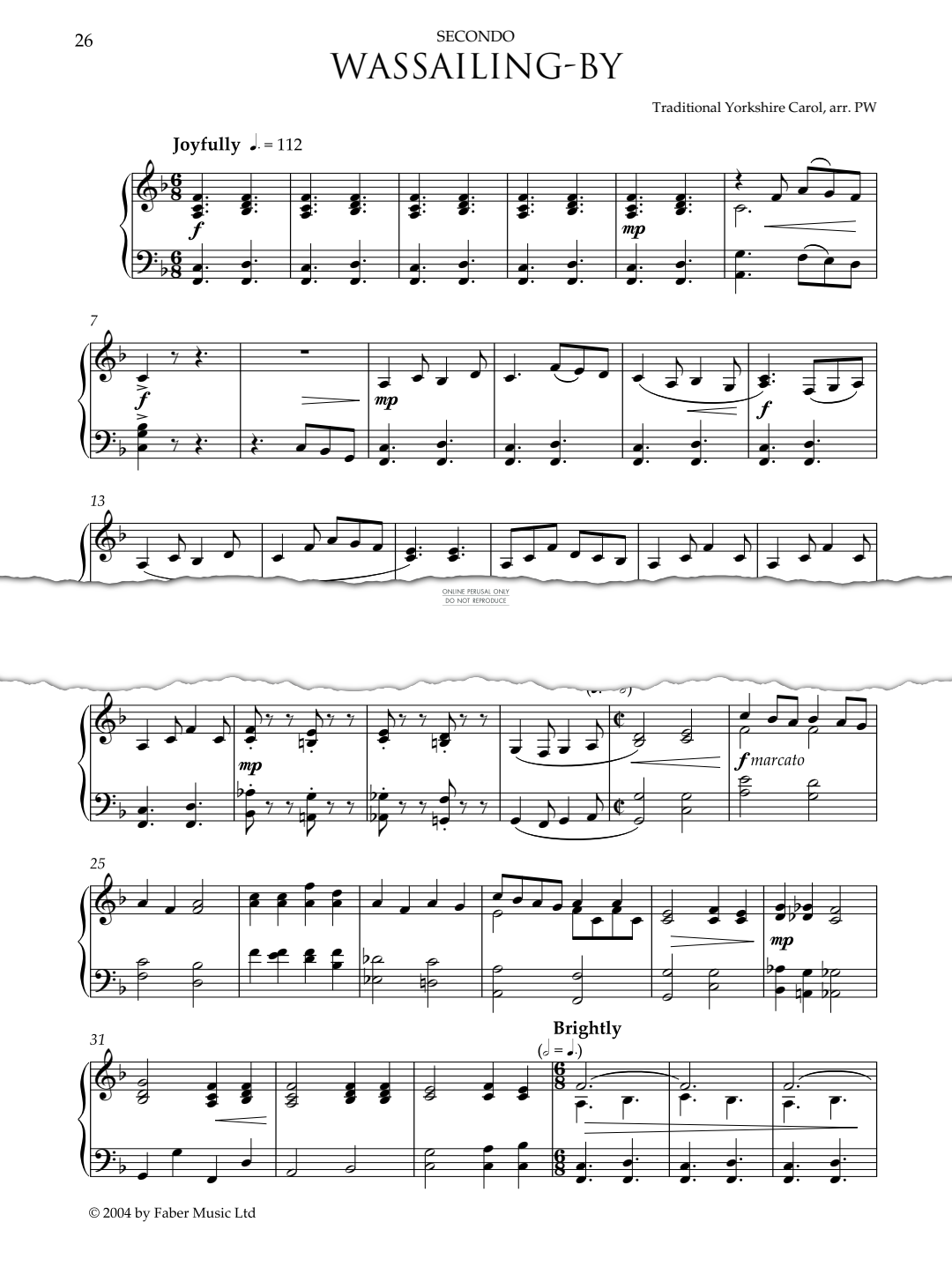 Wassailing By - Noten von - fbd-7946 | notendownload