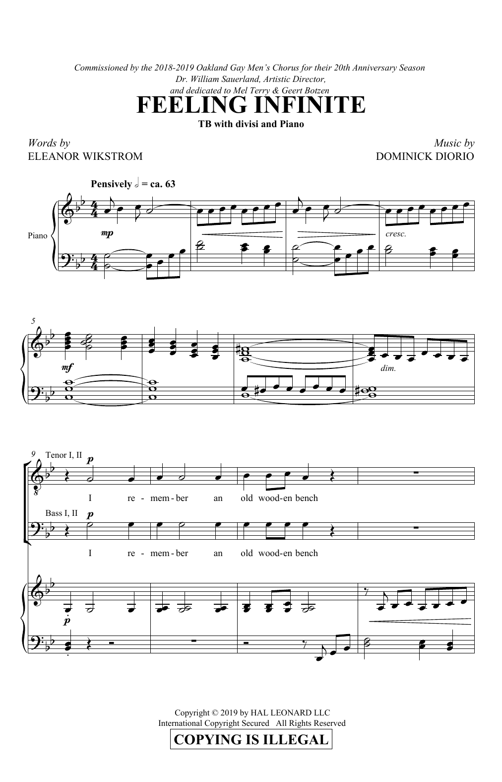 Feeling Infinite - sheet music by - smd-432082 | notendownload