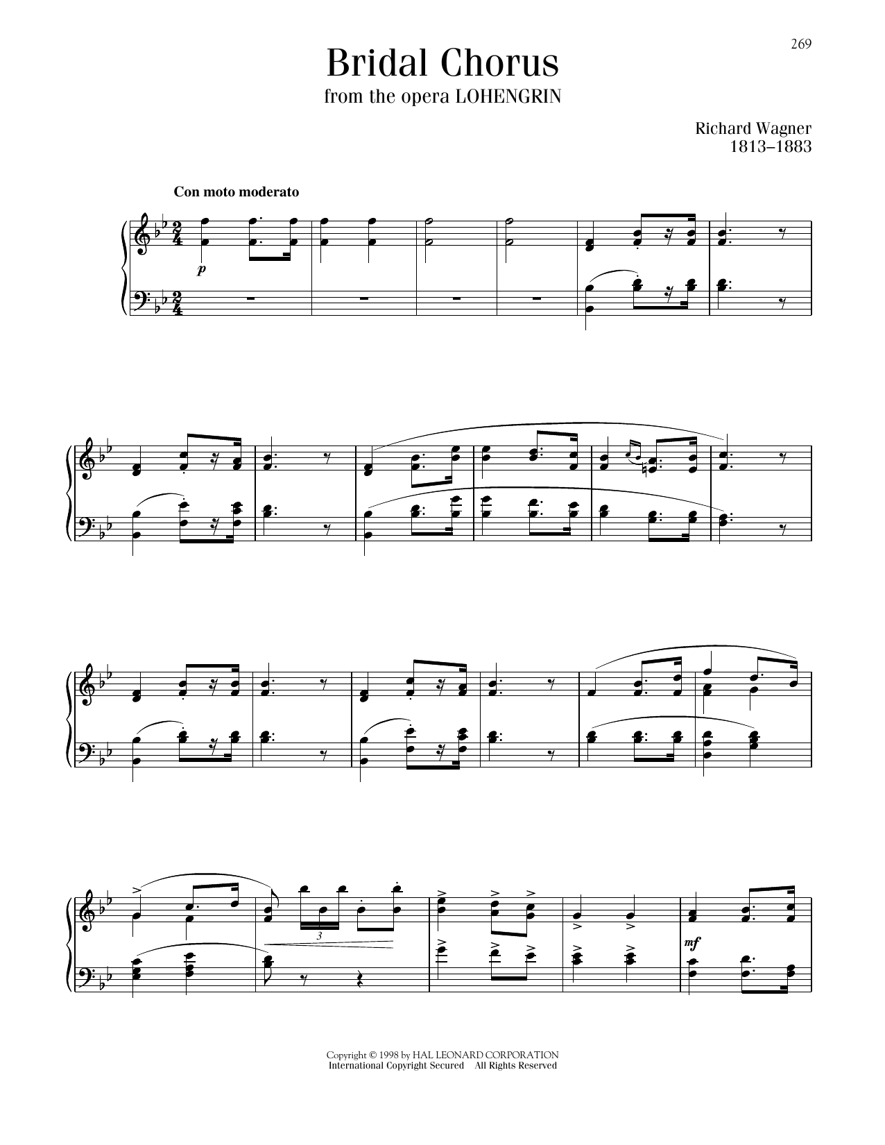 Bridal Chorus - sheet music by - smd-1473741 | notendownload