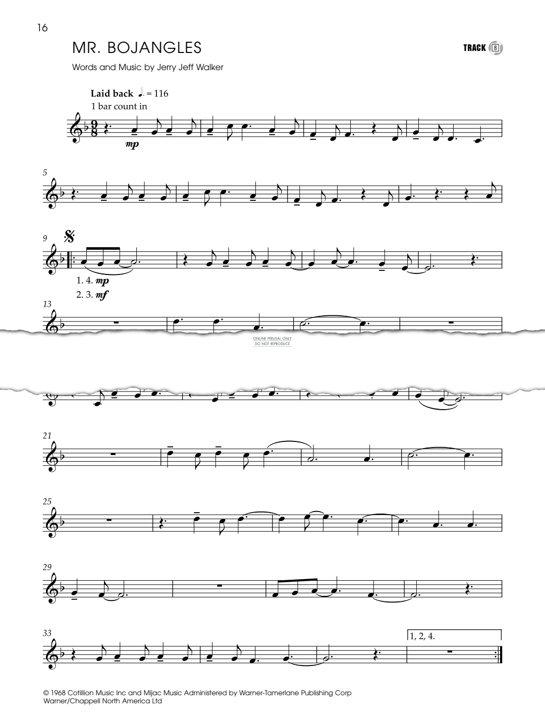 Mr. Bojangles - sheet music by Sammy Davis Jr - fbd-10683 | notendownload