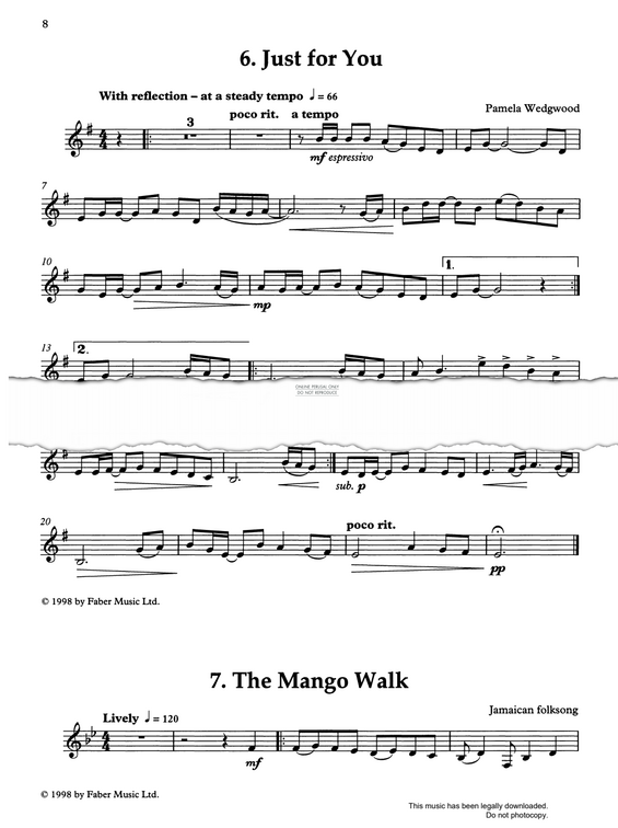 Mango Walk - sheet music by Jamaican Traditional - fbd-53765 ...
