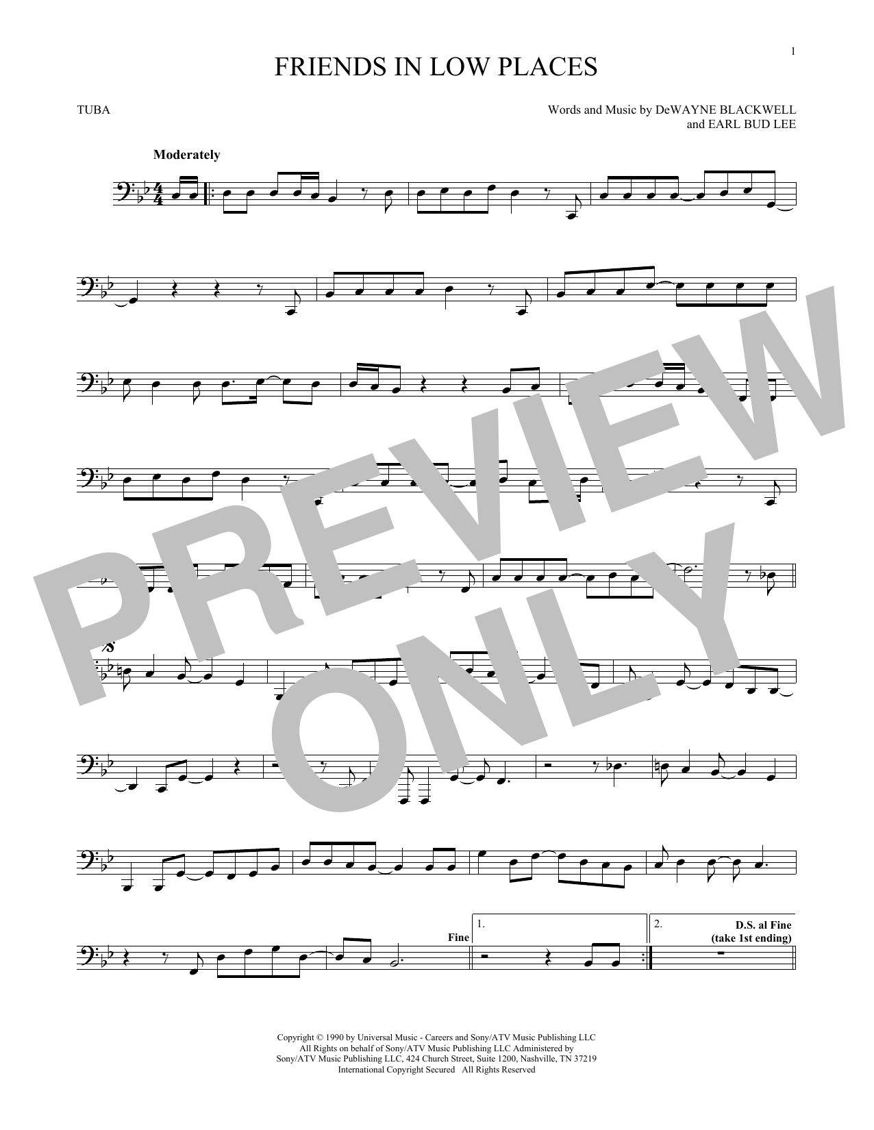 Friends In Low Places - Online Noten von Garth Brooks - smd-513011 ...