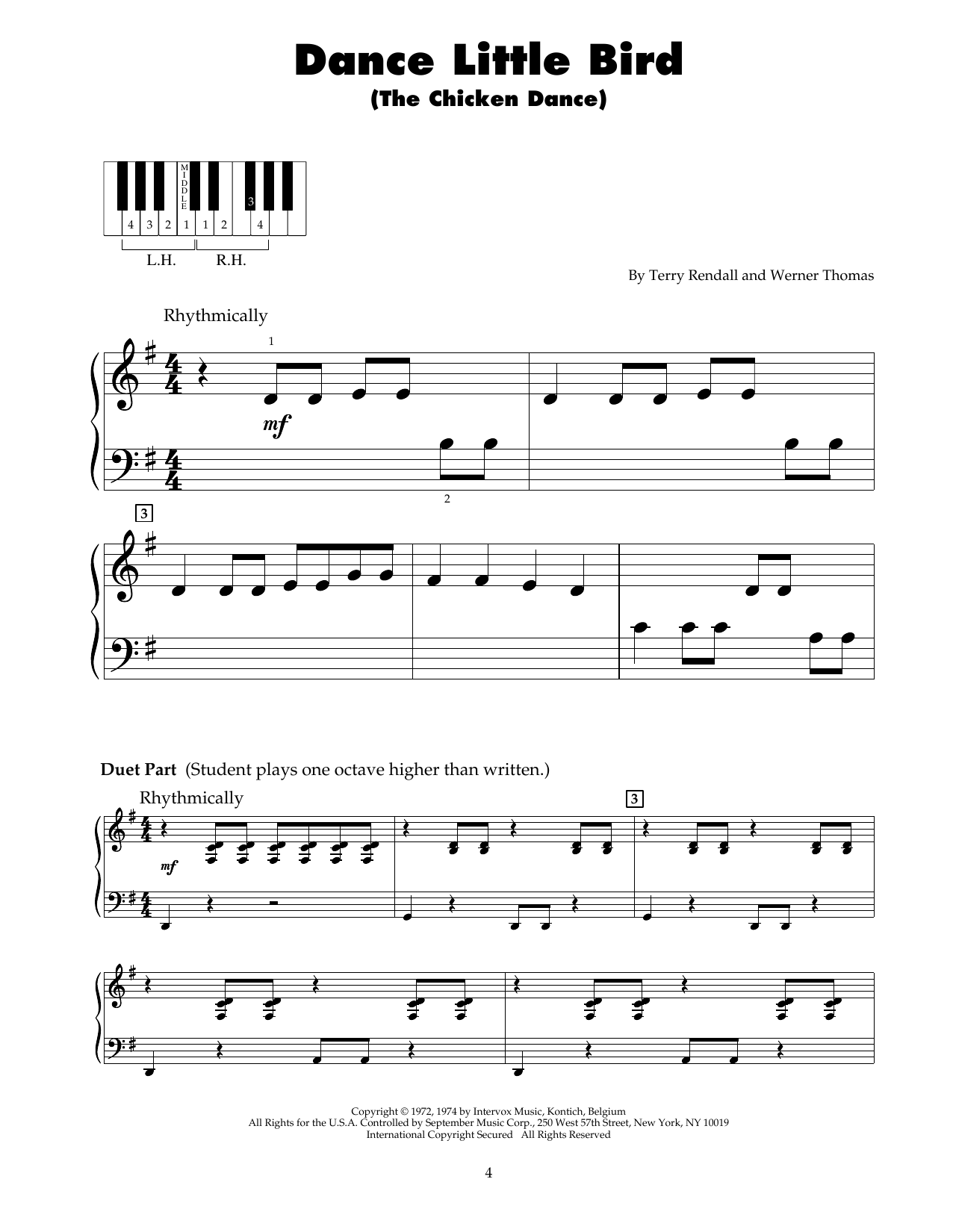 The Chicken Dance - sheet music by - smd-1367988 | notendownload