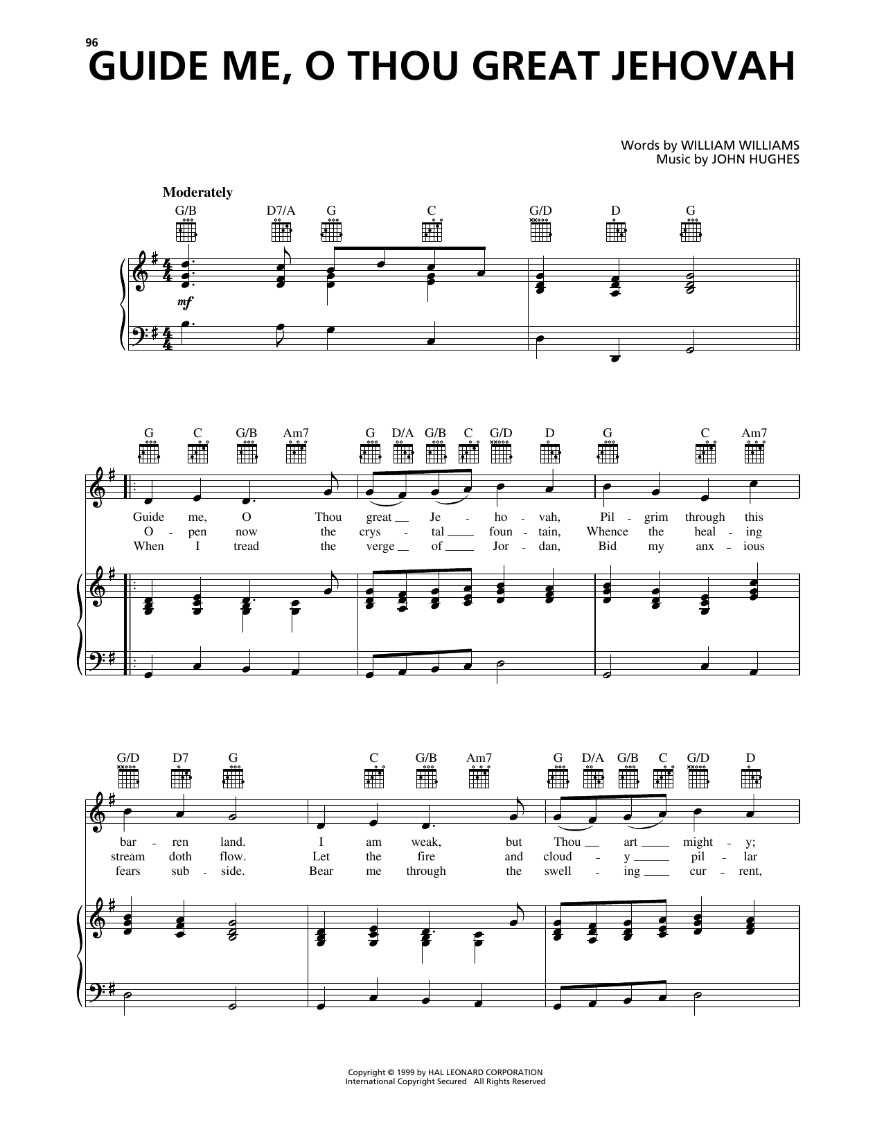 Guide Me, O Thou Great Jehovah - sheet music by - smd-1485755 | notendownload