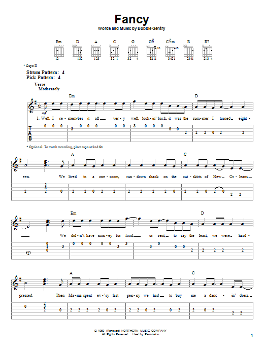 Fancy - Online Noten von Reba McEntire - smd-56257 | notendownload