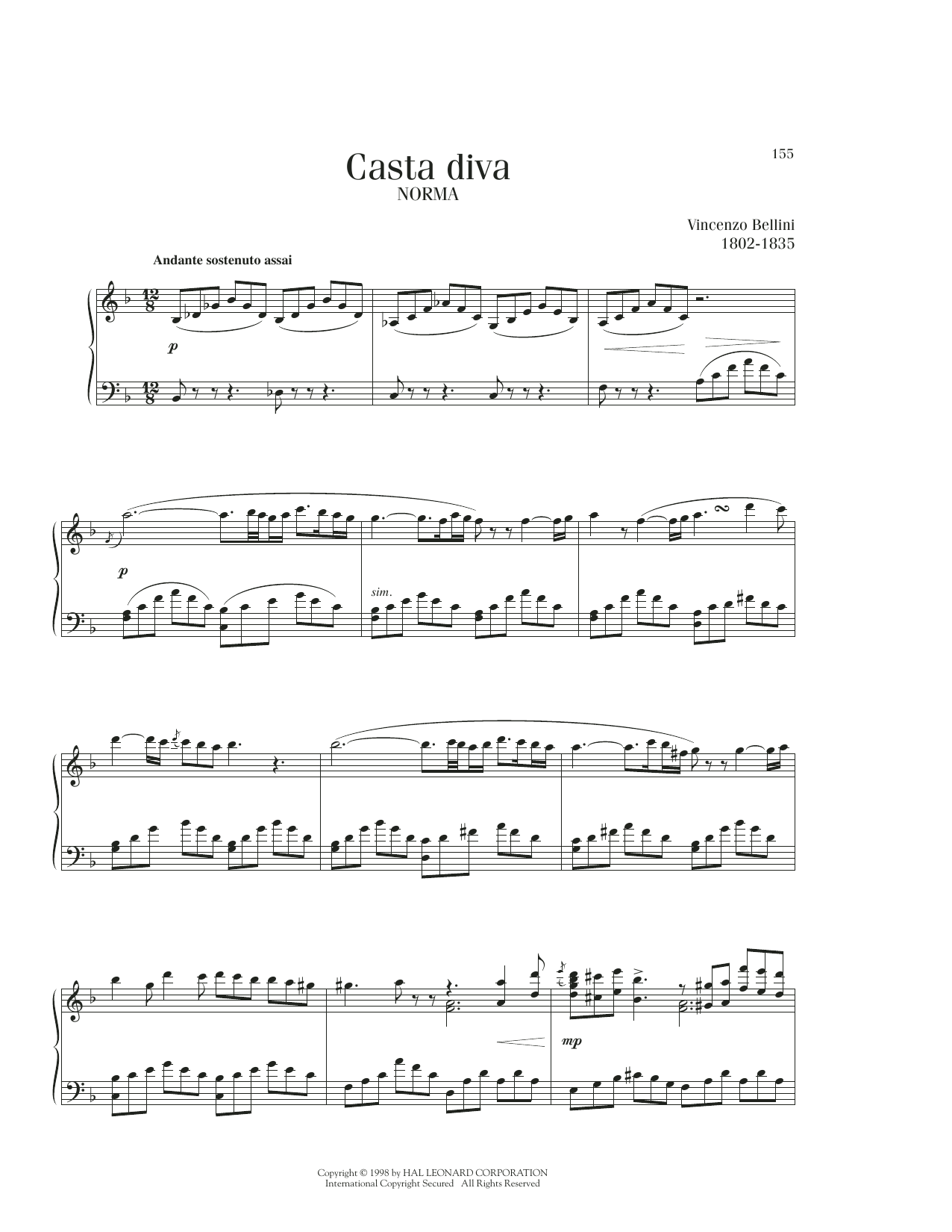 Casta Diva - sheet music by - smd-1474321 | notendownload