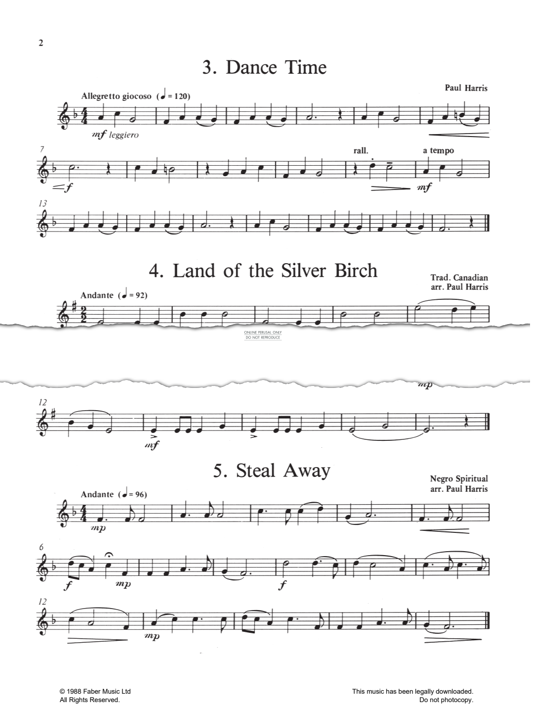 Land Of The Silver Birch (Canadian Traditional) | Sheet Music: Piano ...