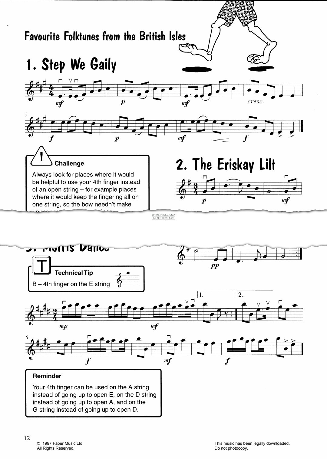 Step We Gaily/The Eriskay Lilt/Morris Dance (Traditional) | Sheet Music ...