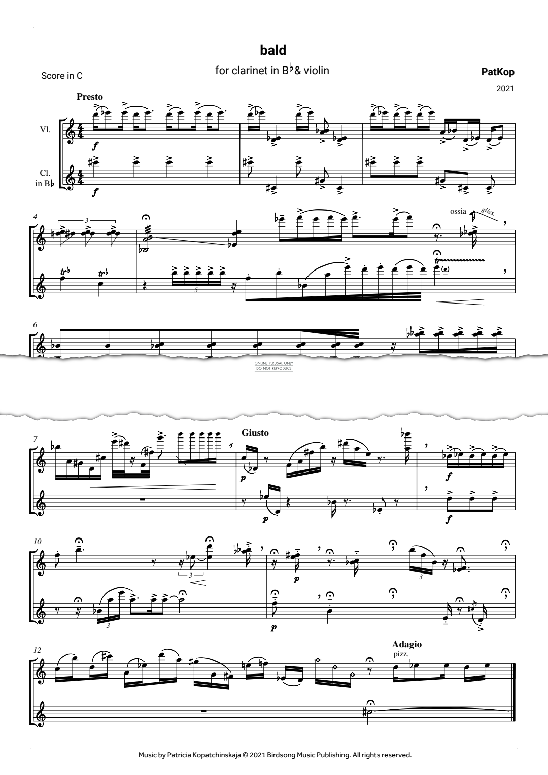 bald - Noten von PatKop - fbd-47133 | notendownload