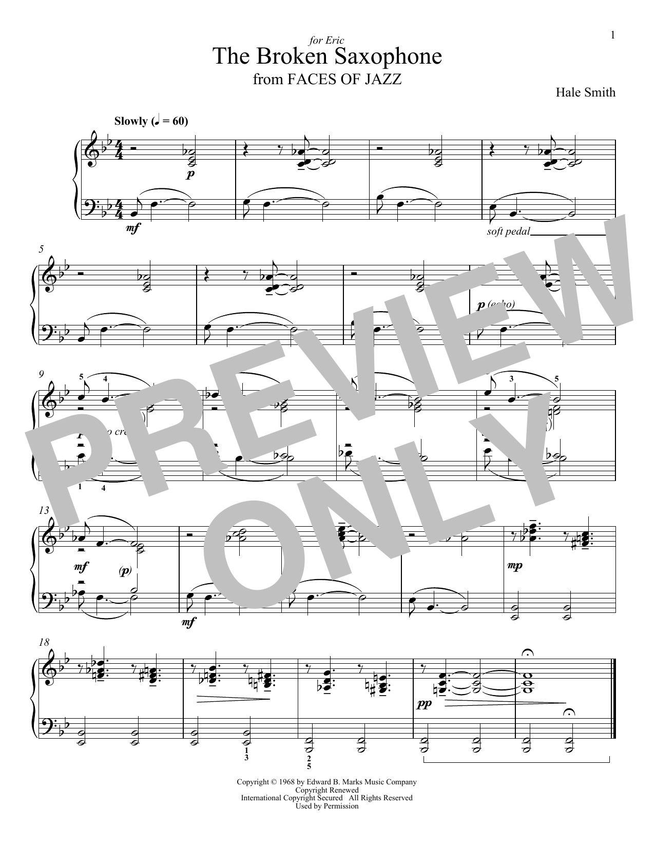 The Broken Saxophone - sheet music by - smd-1389949 | notendownload