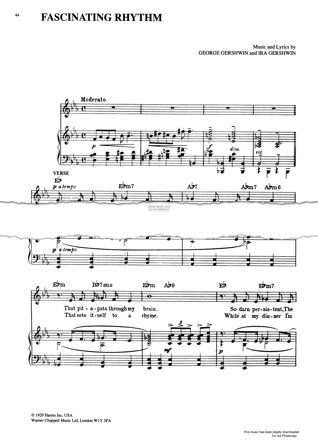 Fascinating Rhythm - sheet music by Adele Astaire - fbd-5607 ...