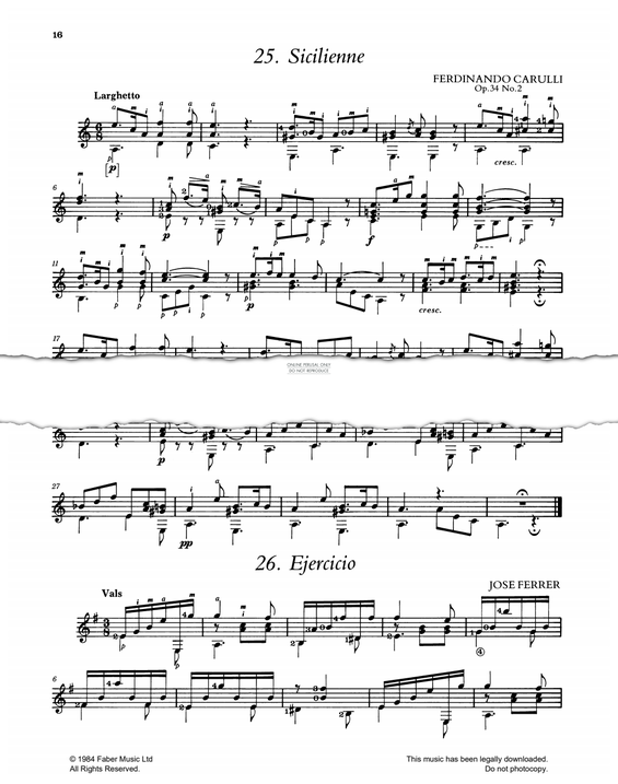 Ejercicio: Vals - sheet music by José Ferrer - fbd-53415 | notendownload