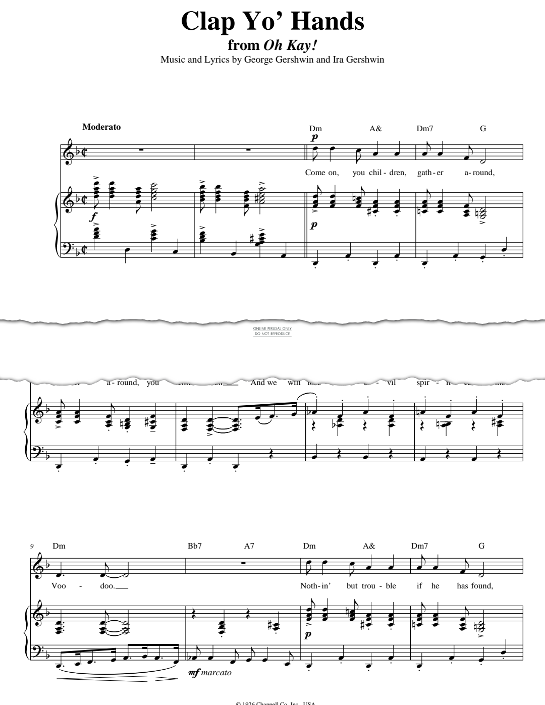 Clap Yo' Hands - Noten von George Gershwin - fbd-339 | notendownload