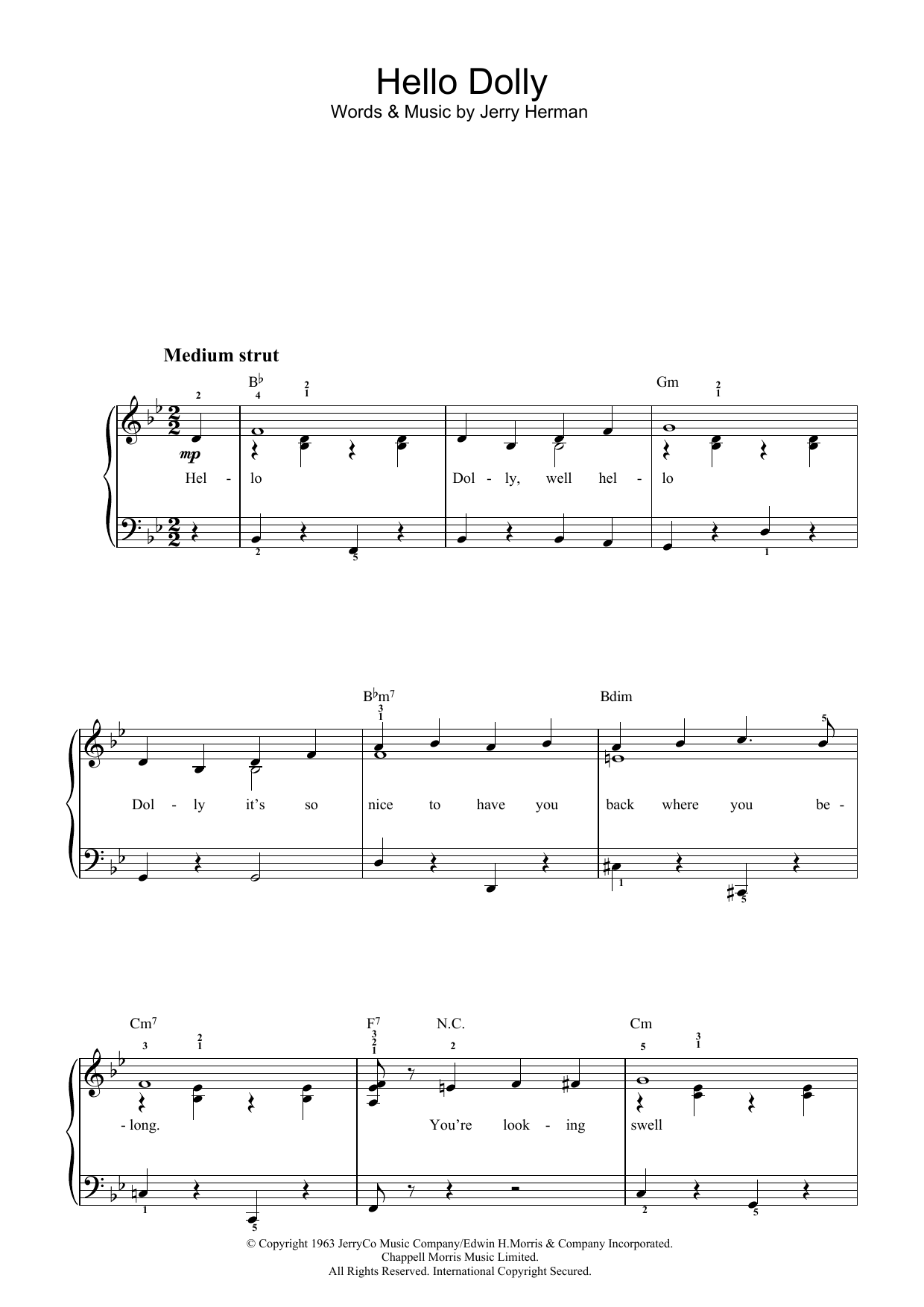 Hello Dolly - Online Noten von Jerry Herman - smd-33262 | notendownload