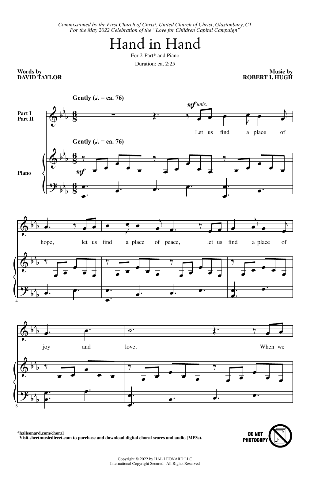 Hand In Hand - sheet music by - smd-1221791 | notendownload