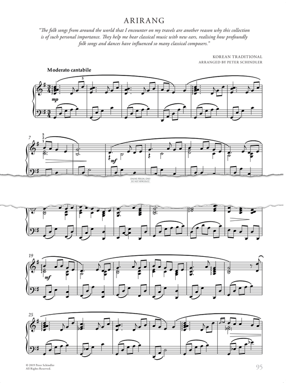 Arirang (Korean Traditional) | Sheet Music: Piano | PDF Download