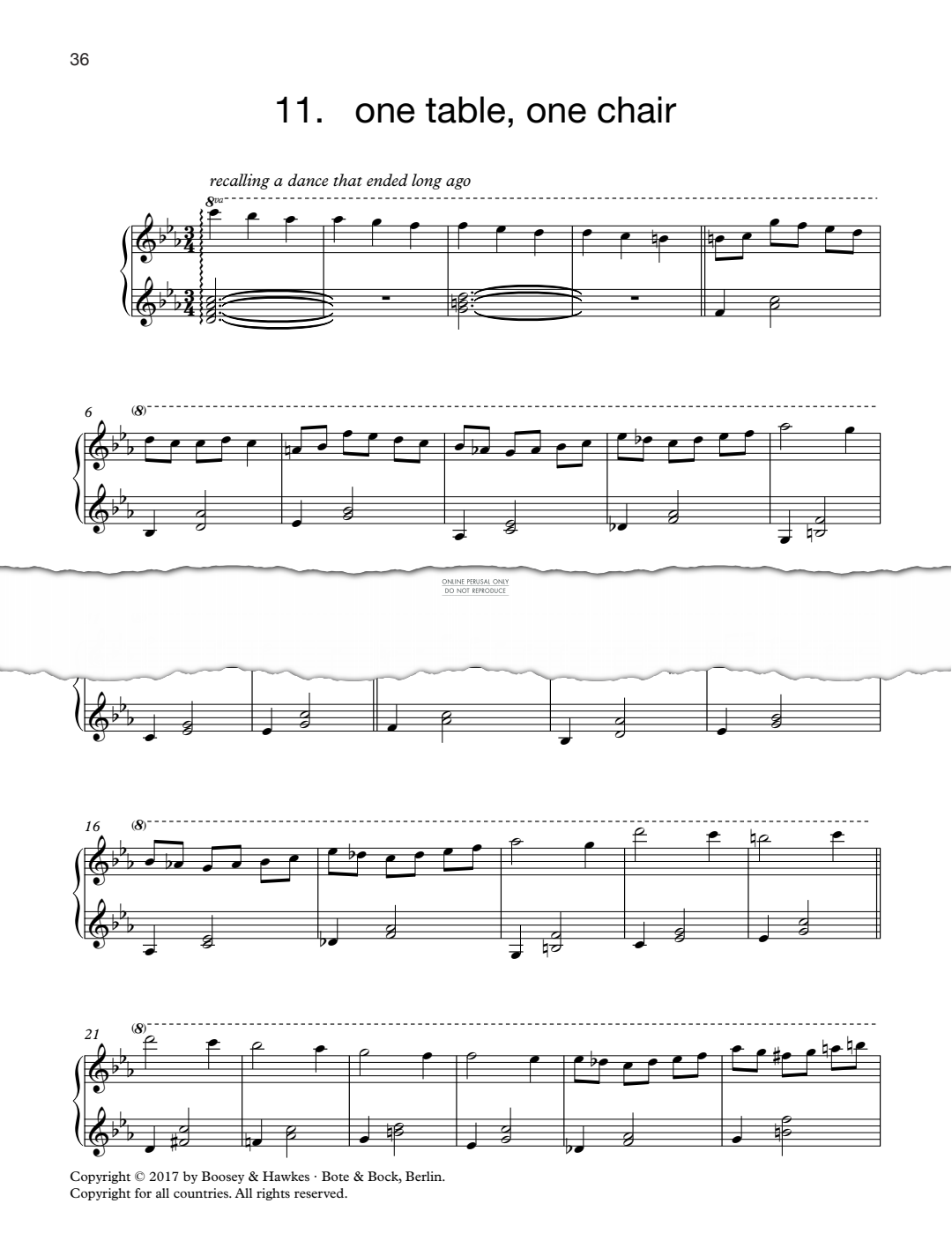 One Table, One Chair - Noten von Elena Kats-Chernin - fbd-47432 ...