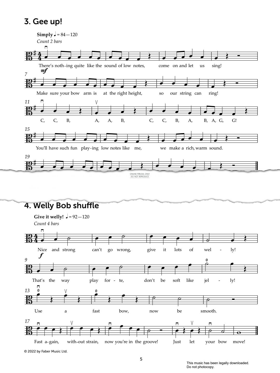 Gee Up (Mark Wilson) | Sheet Music: Piano, Viola | PDF Download